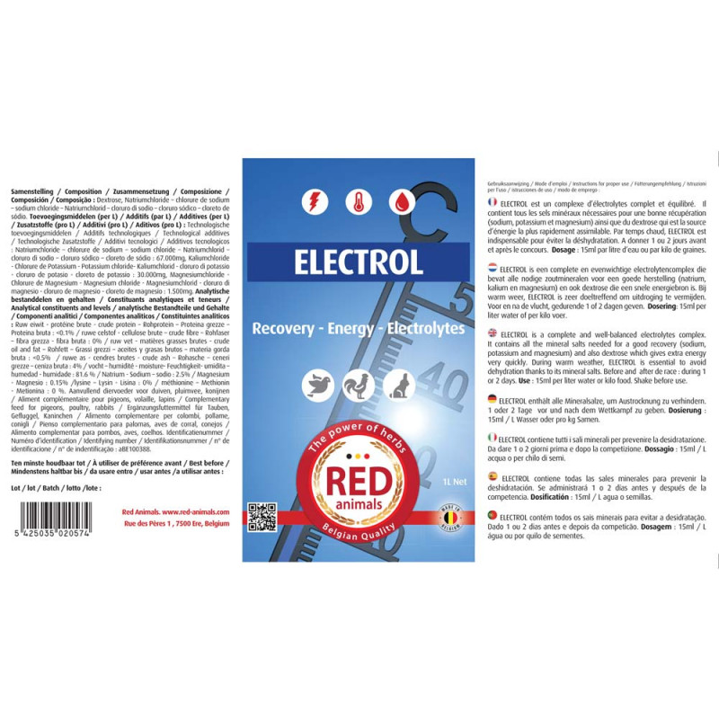 Complément alimentaire Electrol - Ducatillon Belgique Contenance volume ...