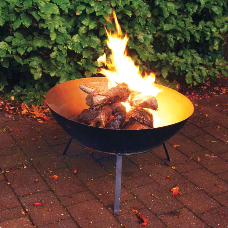 Brasero rond avec 3 pieds / barbecue convivial - Ducatillon Belgique