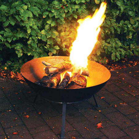 Brasero rond avec 3 pieds / barbecue convivial - Ducatillon Belgique